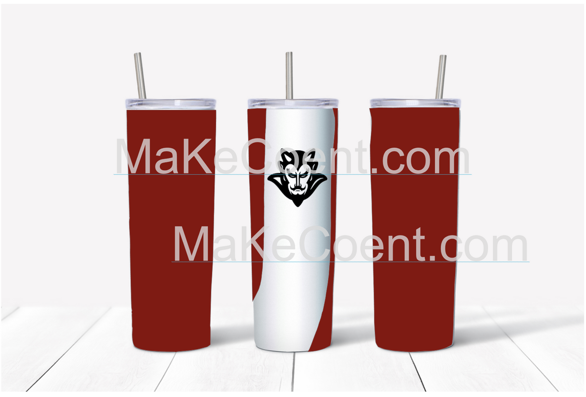 Fish On! Famous "Red Devil" Fishing Lure 20oz Skinny Tumbler! Will fit ...